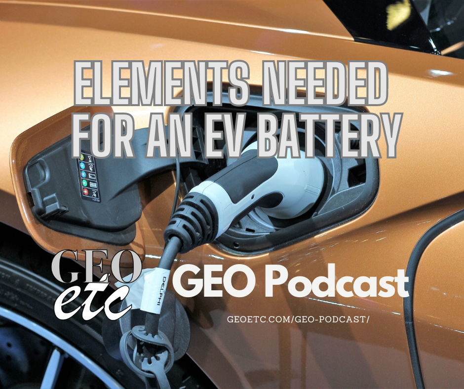 Elements needed for an EV battery